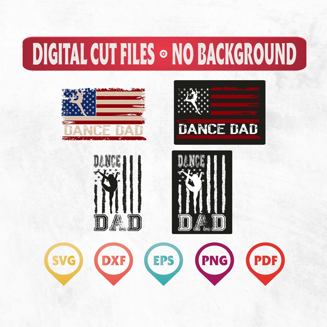 Dance Dad Bundle, Svg Png File, Dance Dad Svg, Dance Svg, Dad, Father ...