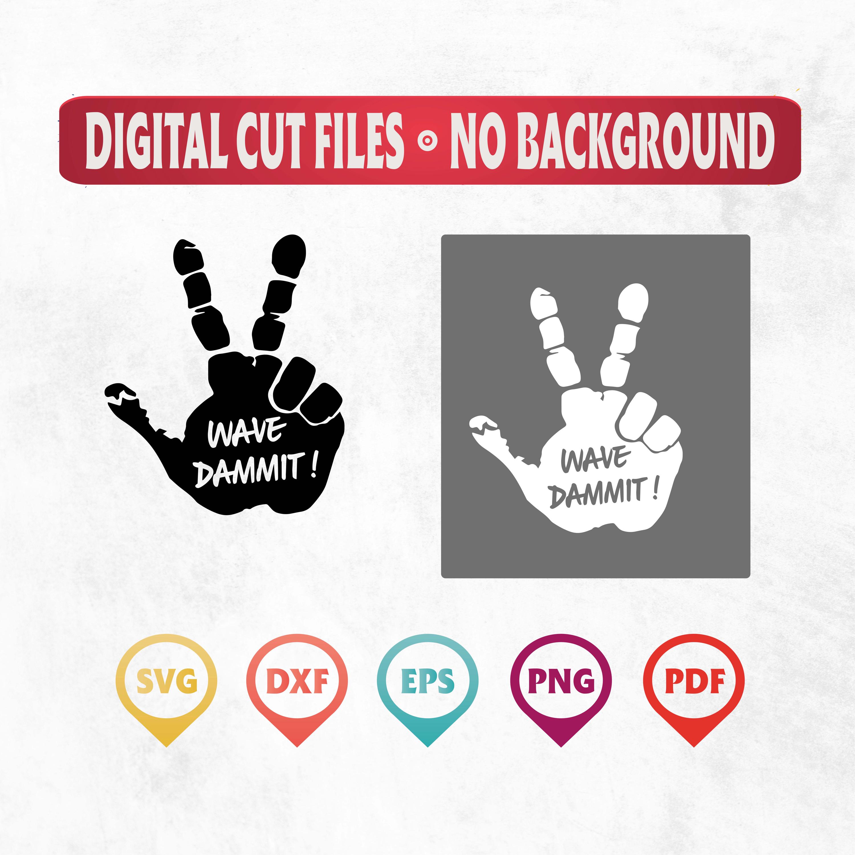 Wave Dammit SVG, Dammit Svg, Wave Svg, Off-road Svg, 4x4 Svg Files for ...