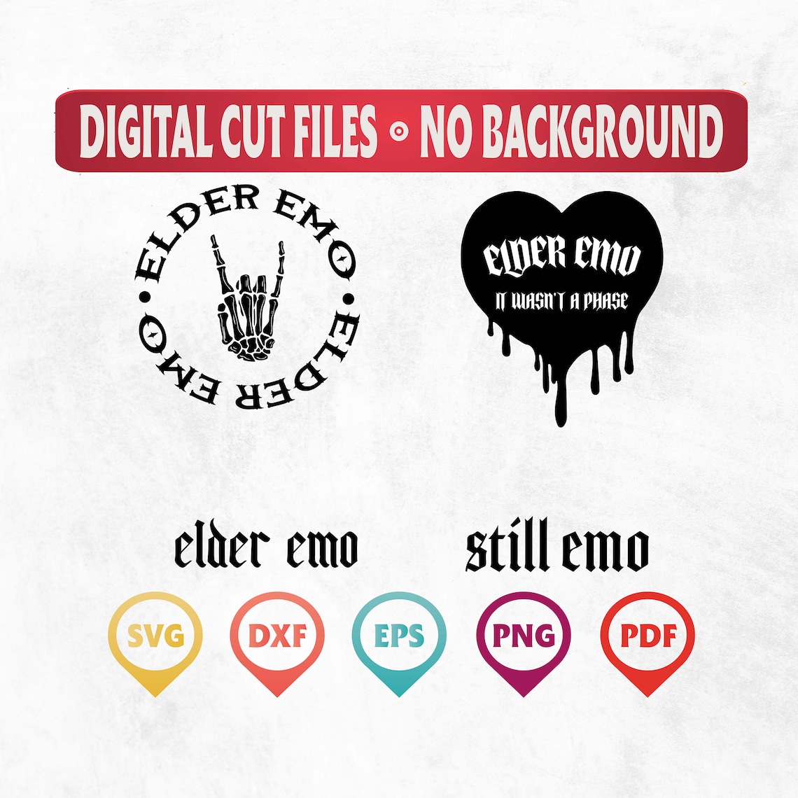 Elder Emo Svg, Emo Night Svg, Elder Svg, Emo Svg, Millenial Svg, It ...