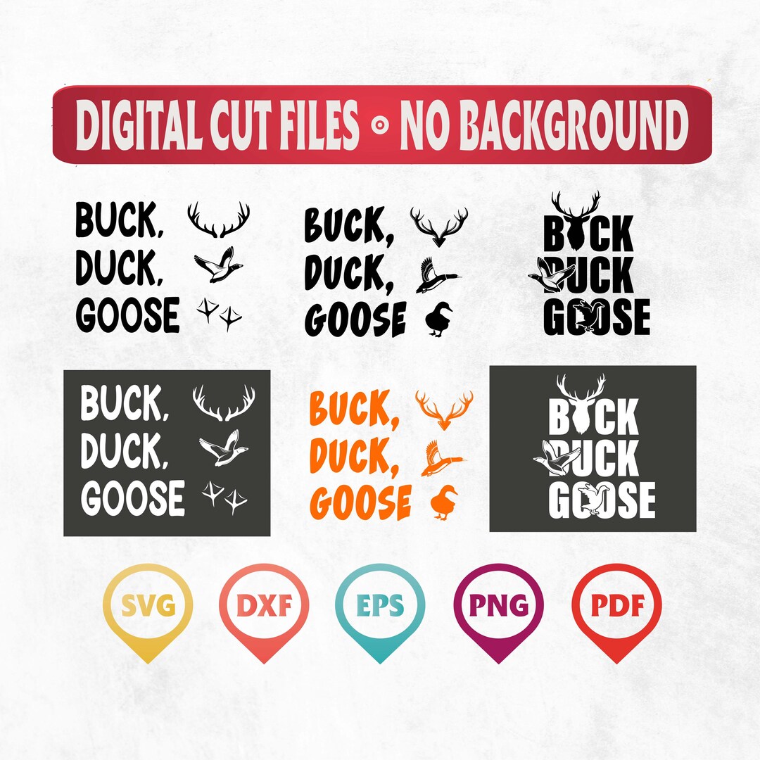 Duck Buck Goose Svg, Boys Svg, Boys Png, Hunting Svg, Hunting Png, Duck ...