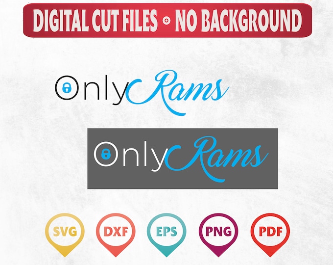 Only Rams Svg. Digital Download - Etsy Canada