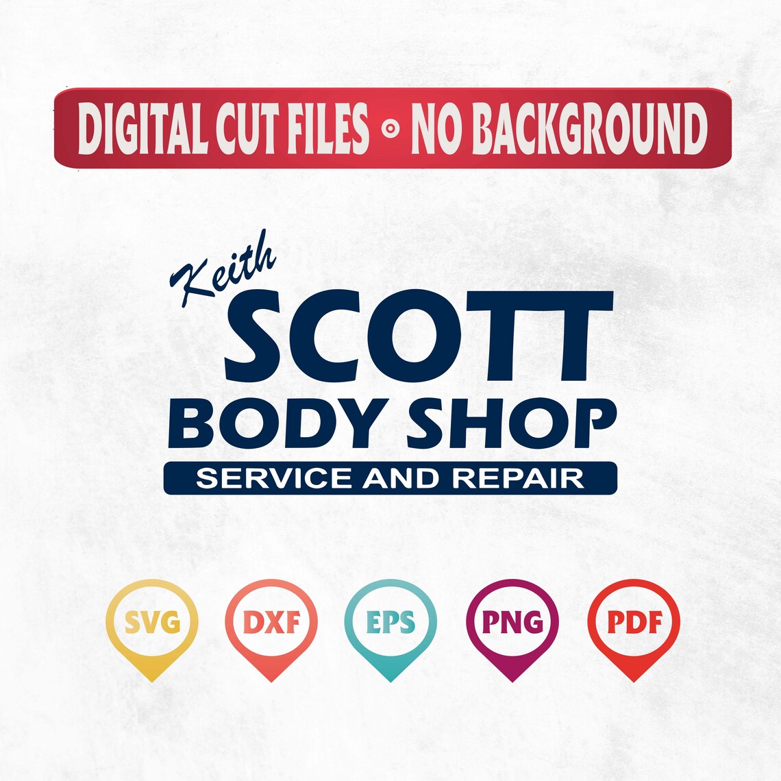 Keith Scott Body Shop SVG: One Tree Hill Design (digital Download) - Etsy