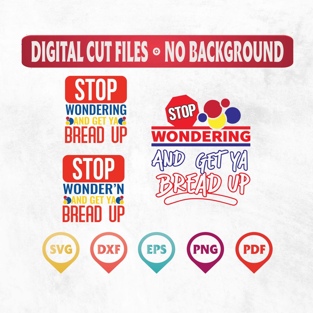 Get Ya Bread up SVG: Hustle Motivation, Cricut Cut File (digital ...