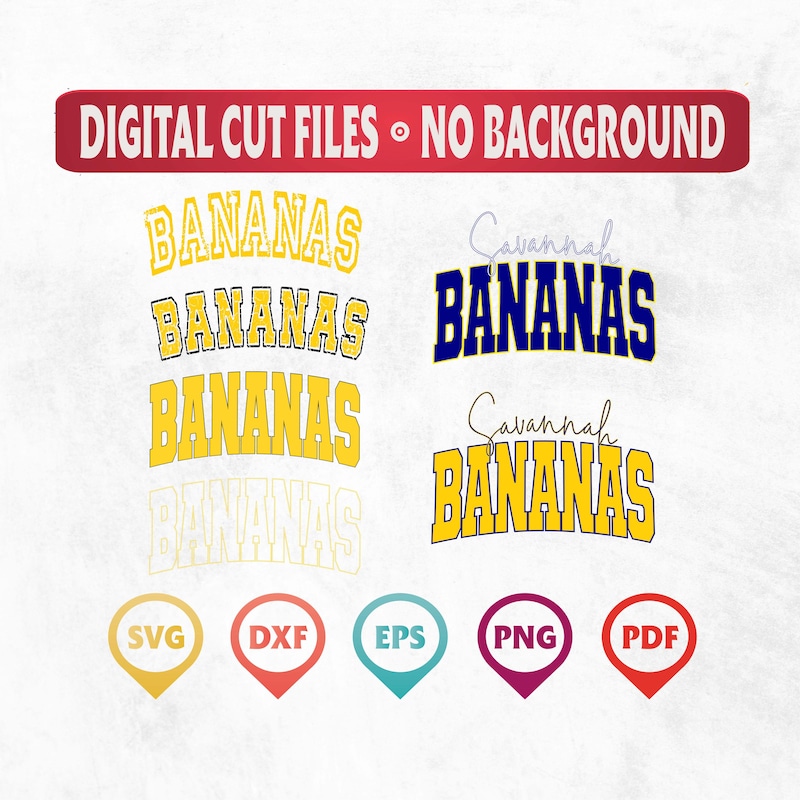 Savannah Bananas Logo Png - Etsy