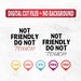 Not Friendly Do Not Touch SVG: Funny Quote Bundle (digital Download) - Etsy