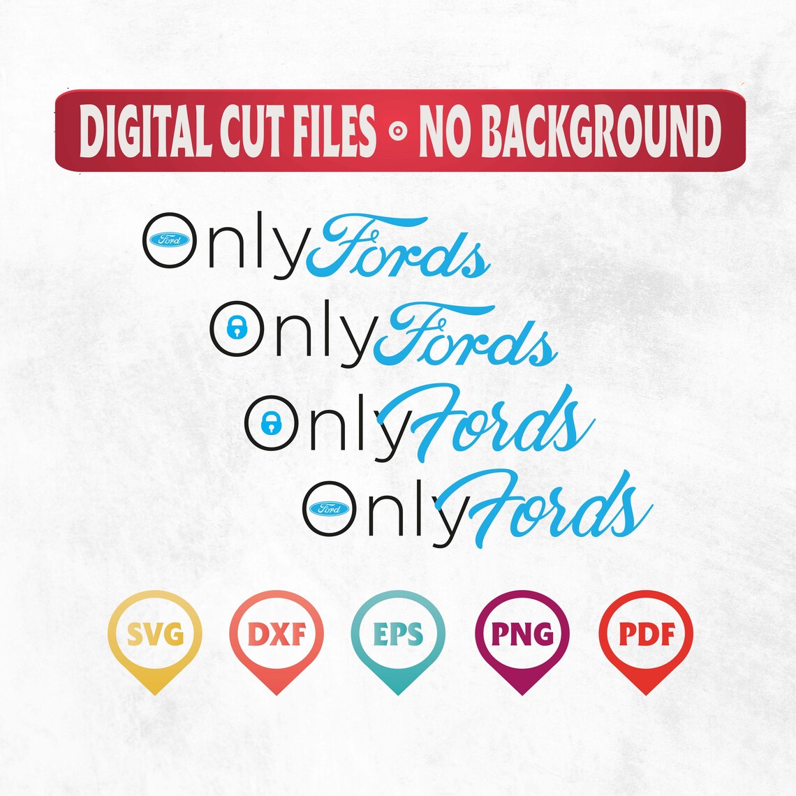 Fords SVG Cut Files: Cricut, Silhouette, PDF, PNG (digital Download) - Etsy