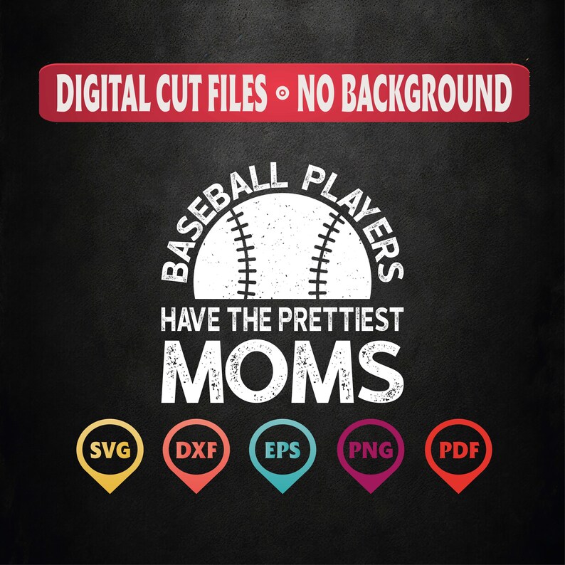 Baseball Mom SVG: Prettiest Moms Design (digital Download) - Etsy