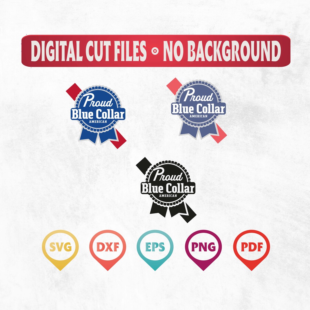 Proud Blue Collar American SVG Cut File Bundle (digital Download) - Etsy