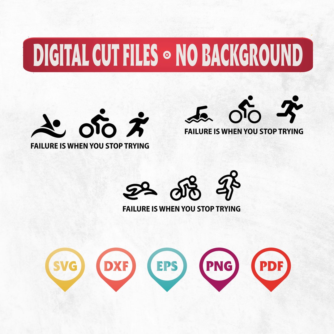 Triathlon Svg, Swim Bike Run Svg, Swim Svg, Bike Svg, Run Svg, Sports ...