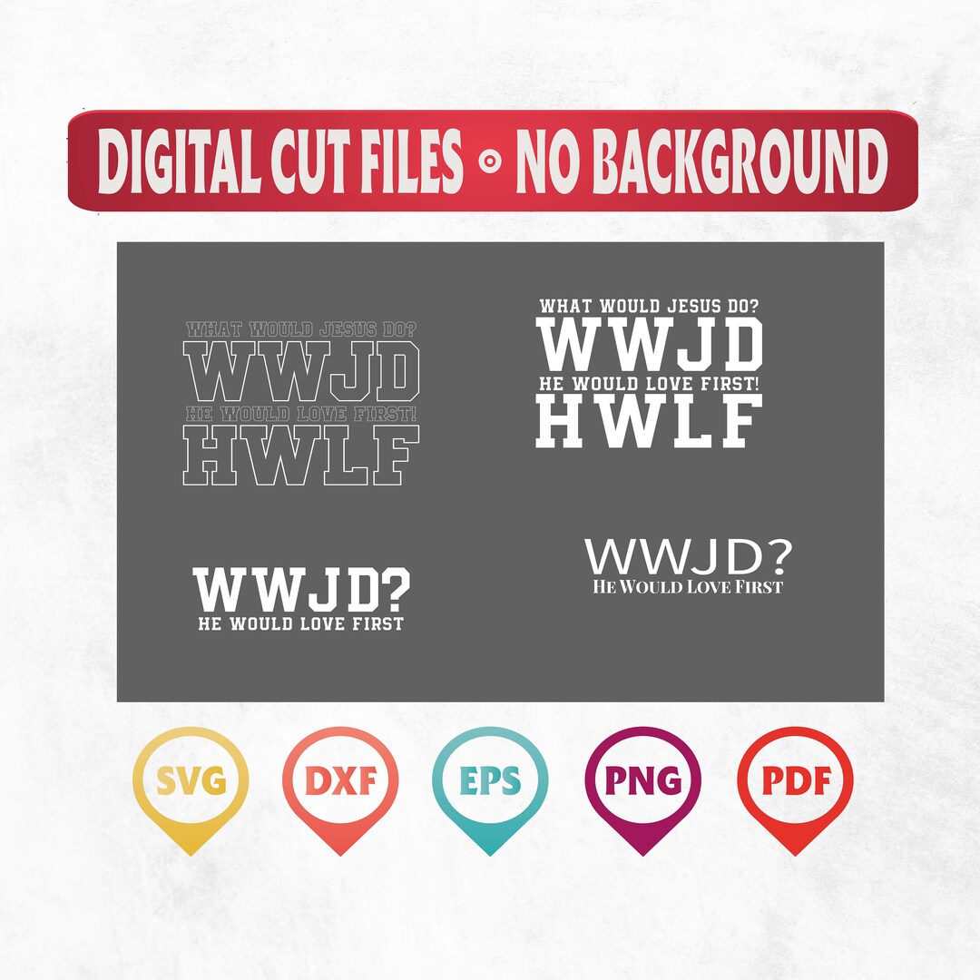 WWJD, What Would Jesus Do, Christian Svg, Inspirational Svg, Faith Svg ...