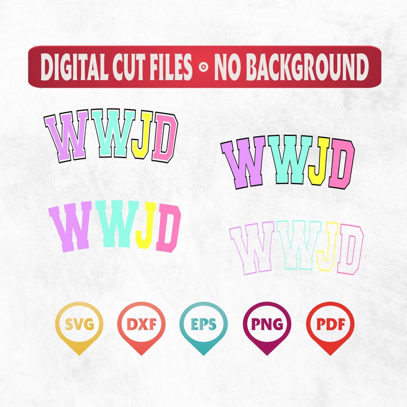 WWJD, What Would Jesus Do, Christian Svg, Inspirational Svg, Faith Svg ...