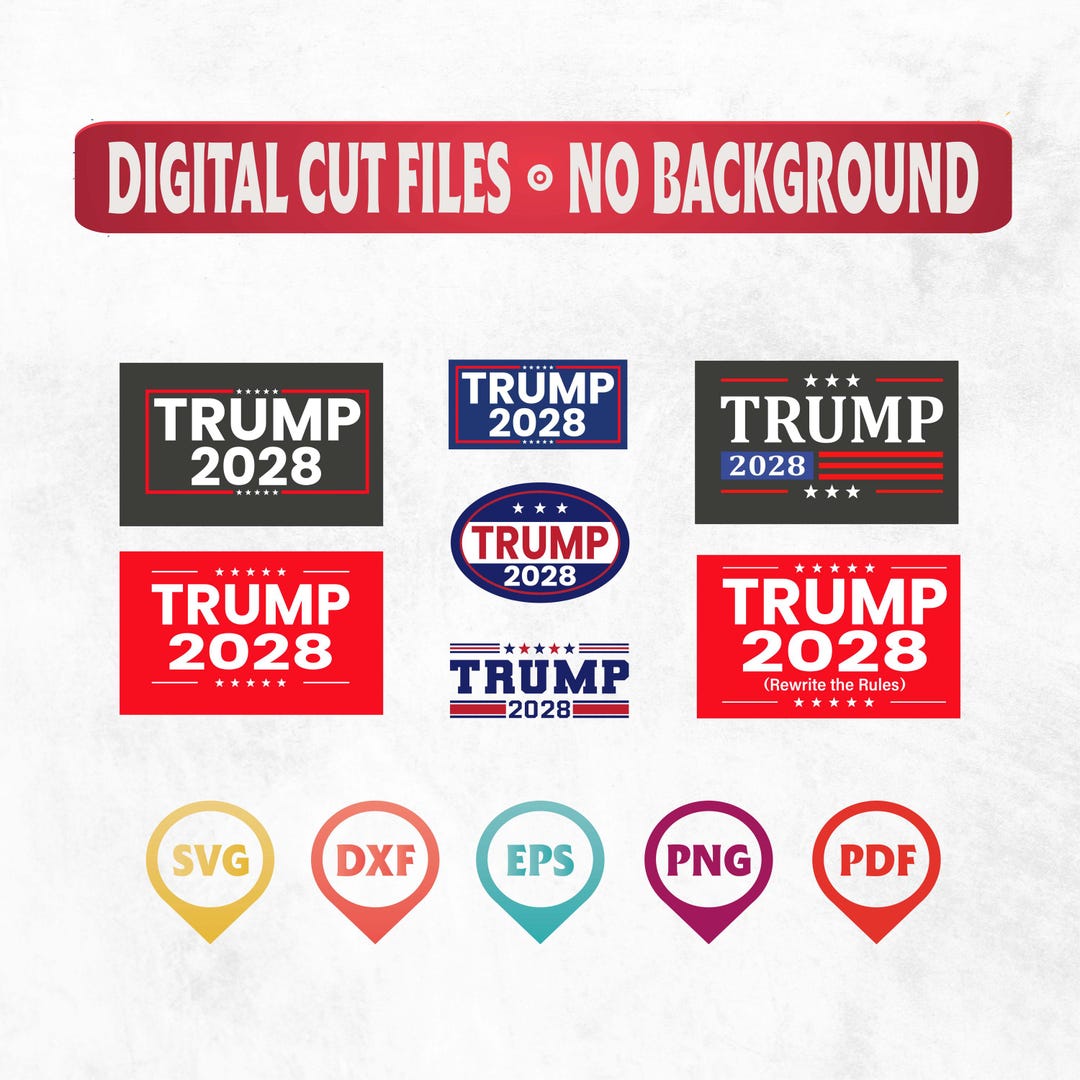 Trump 2028 SVG, MAGA Clipart (digital Download) - Etsy