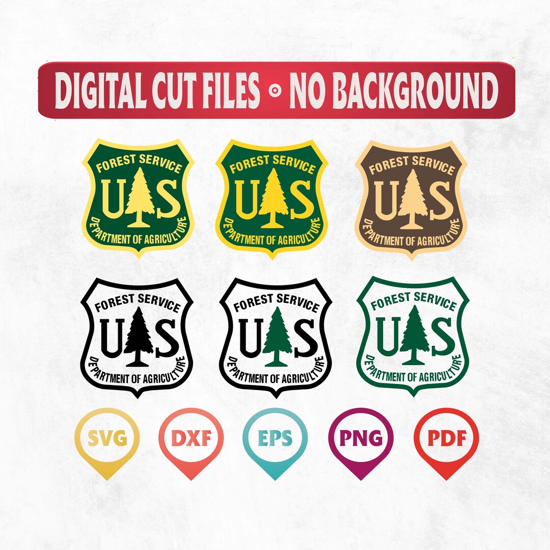 US Forest Service SVG Bundle: USDA Files (digital Download - Etsy