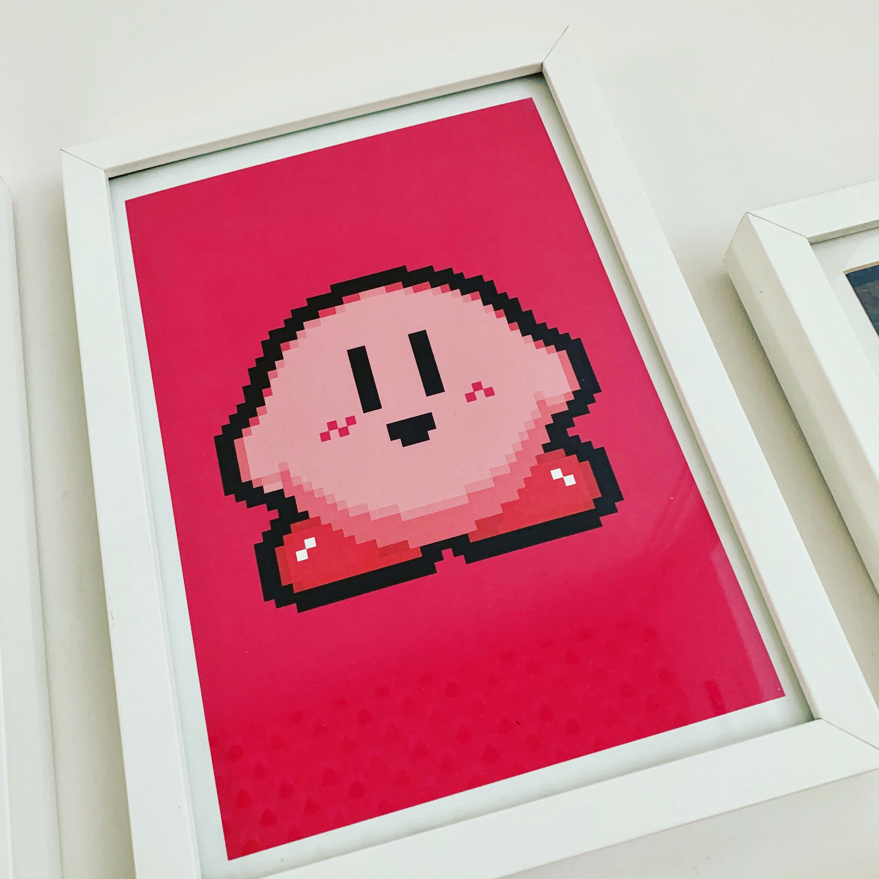 Kirby Poster Design Digital Download Print Kirby Wall Art Retro Game ...