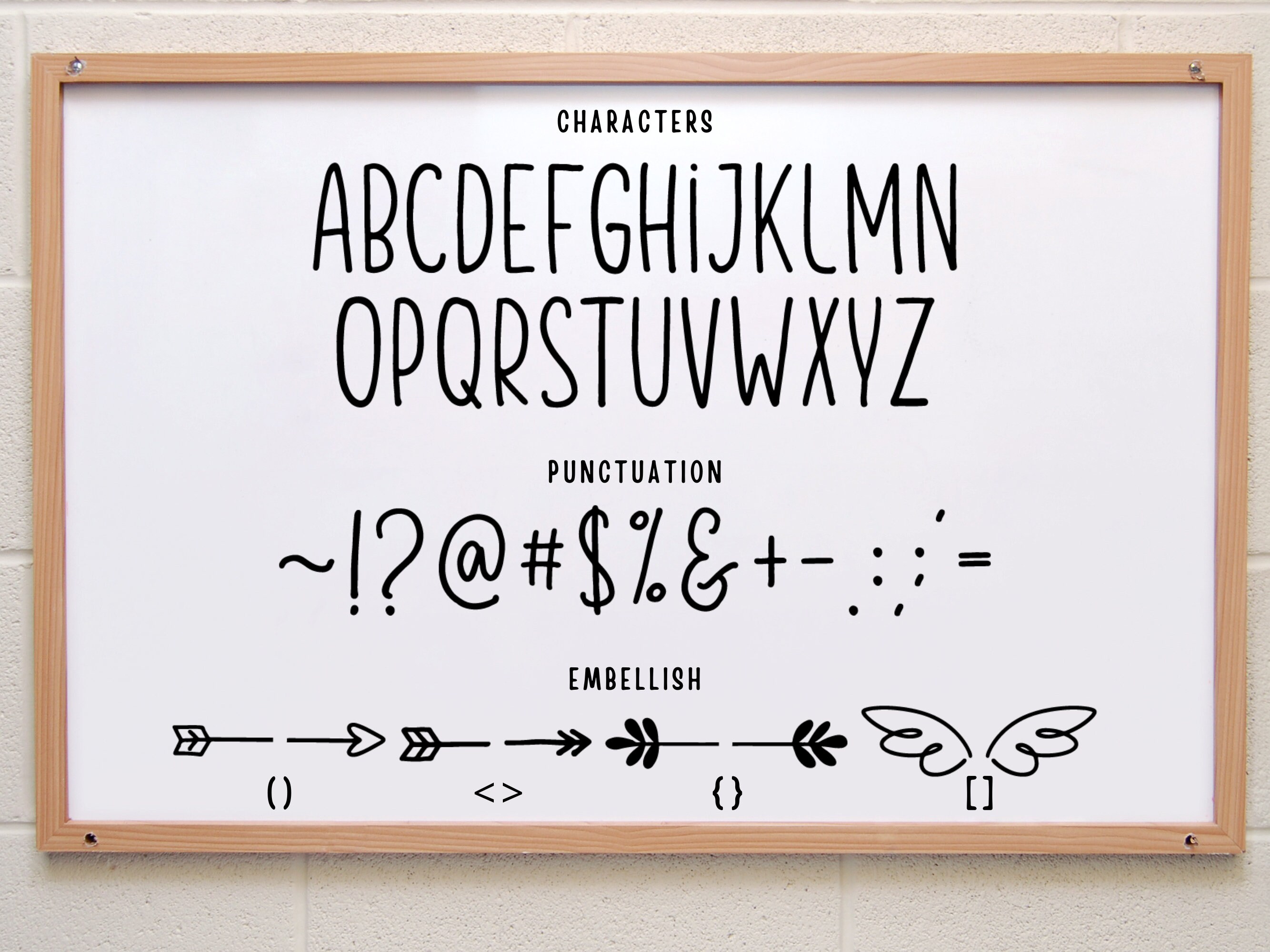 Simple Minimalist Font, Handwritten Font, Sans Serif Font, Thin Font ...