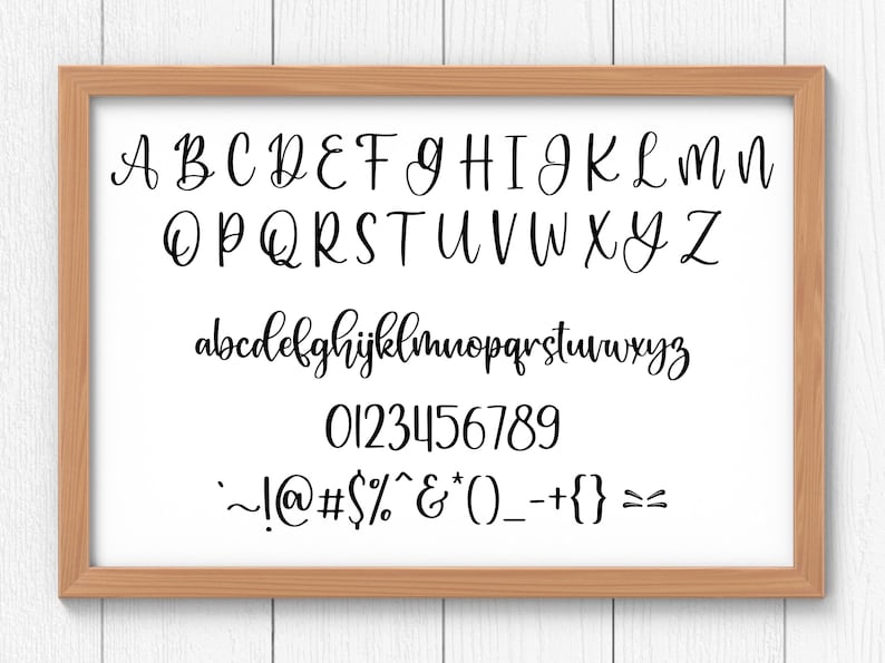 The Wish Font: Modern Calligraphy Script With Swash (OTF, TTF) - Etsy