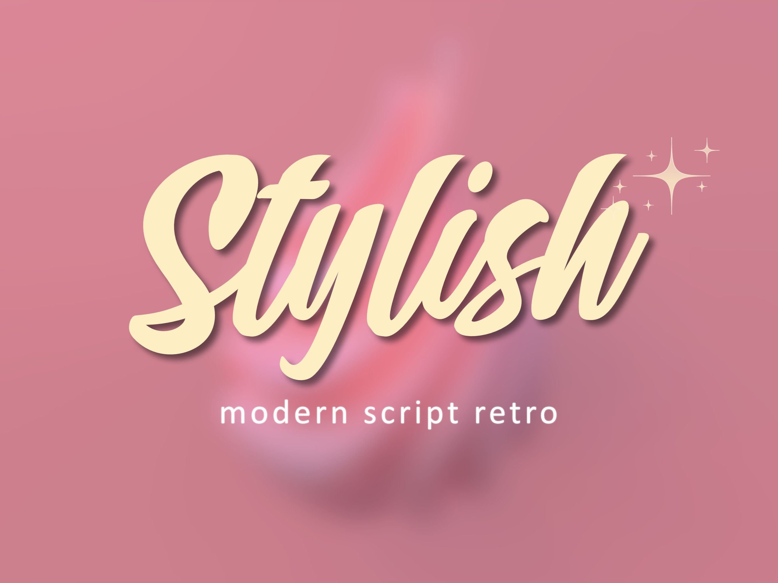 Modern Script Retro Font, Fashion Fonts, Apparel Fonts, Varsity Font, T ...