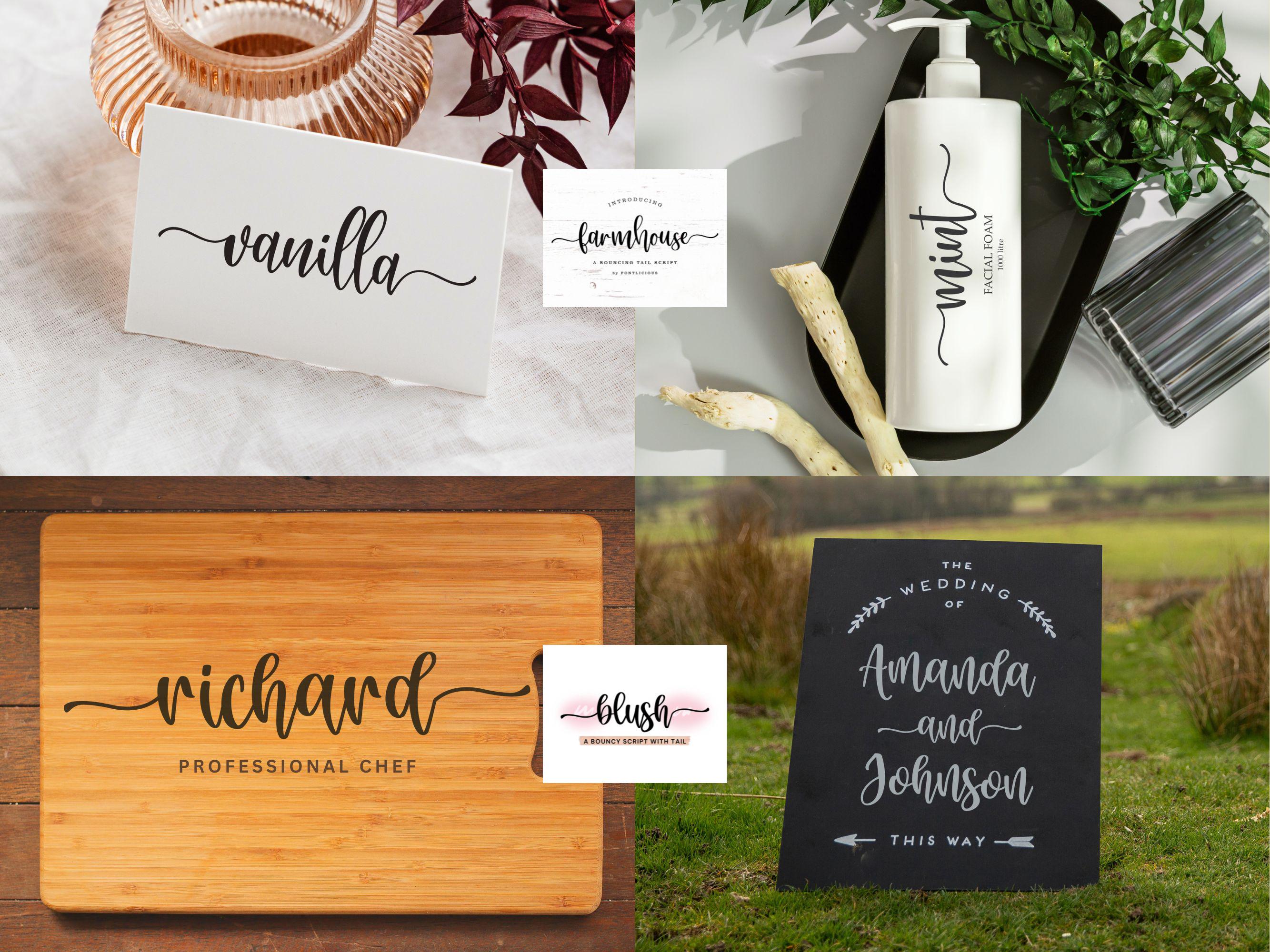Cursive Font Bundle: 20 Handwritten Script Fonts for Cricut - Etsy