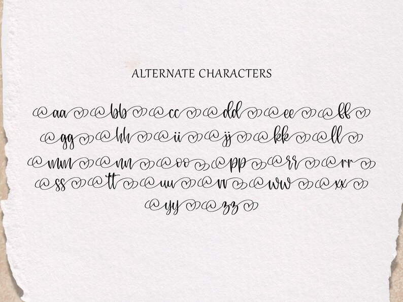 Cursive Fonts, Script Font With Tail, Modern Calligraphy Fonts With ...