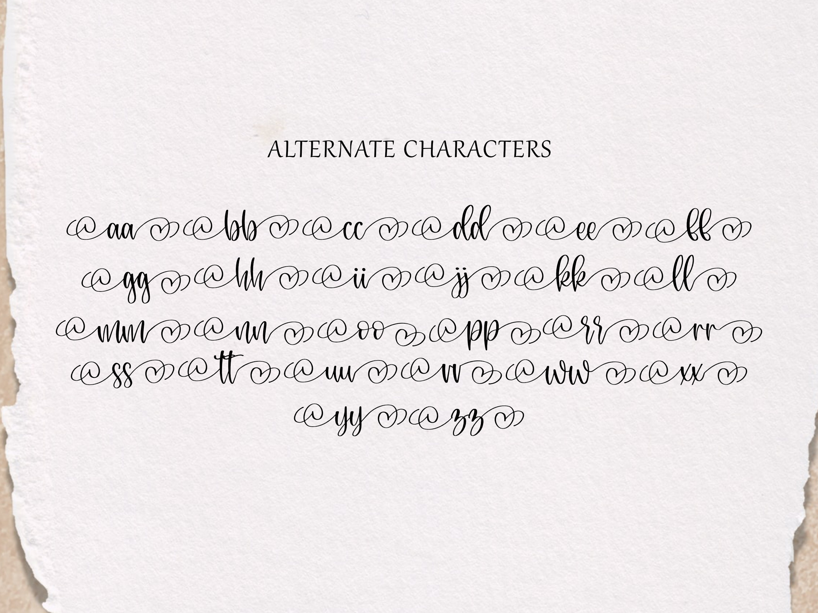 Cursive Fonts, Script Font With Tail, Modern Calligraphy Fonts With ...