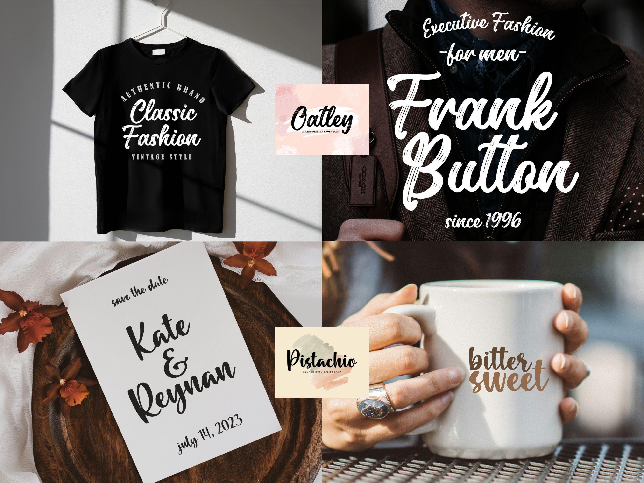 Cursive Font Bundle: 20 Handwritten Script Fonts for Cricut - Etsy