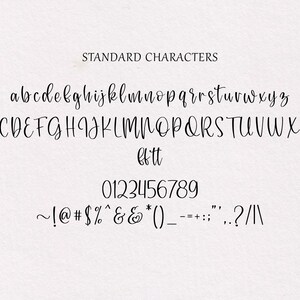 Cursive Fonts, Script Font With Tail, Modern Calligraphy Fonts With ...