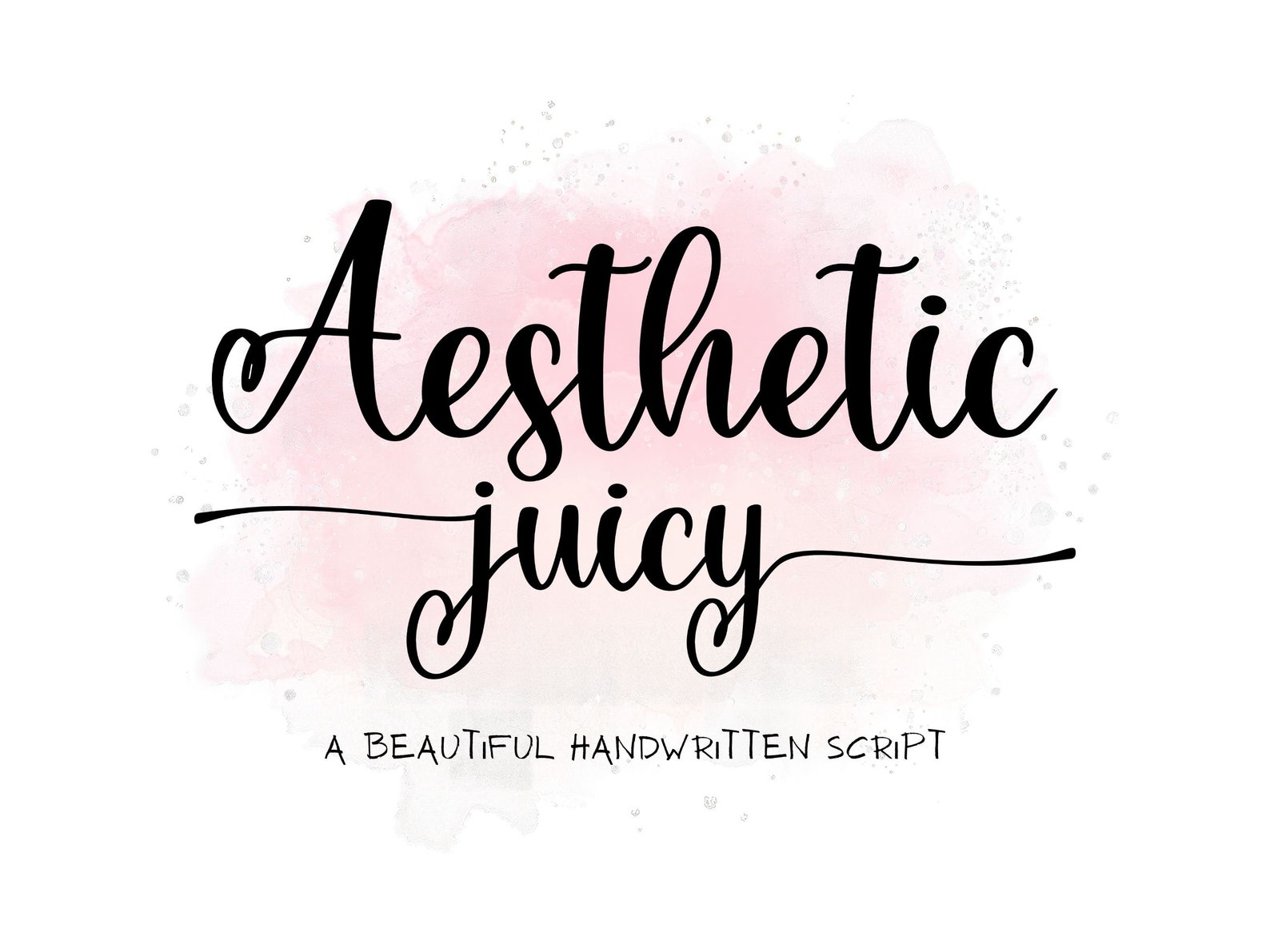 Aesthetic Script Font | Modern Calligraphy, Cricut Font (OTF, TTF) - Etsy