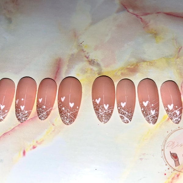 Custom Fake Nails - Etsy