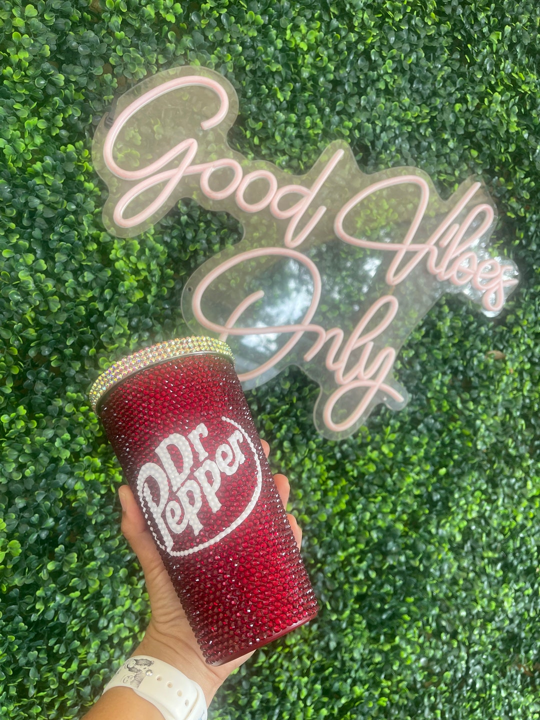 Dr Pepper Bling Tumbler - Etsy
