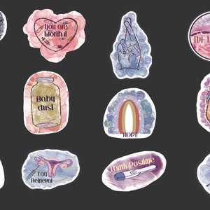 Ivf Planner Printable Ivf Stickers Fertility Stickers - Etsy