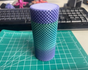 3d Printed Knurled Container - Etsy