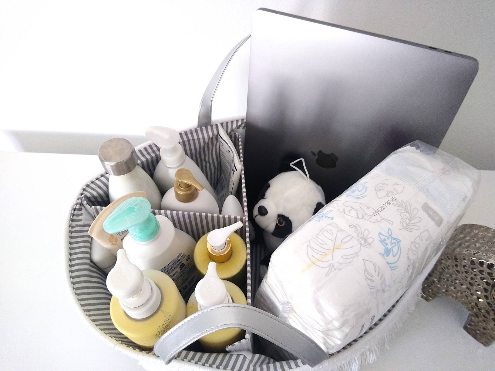 Large Diaper Caddy Organizer/ Nursery Storage Bin/ Portable - Etsy