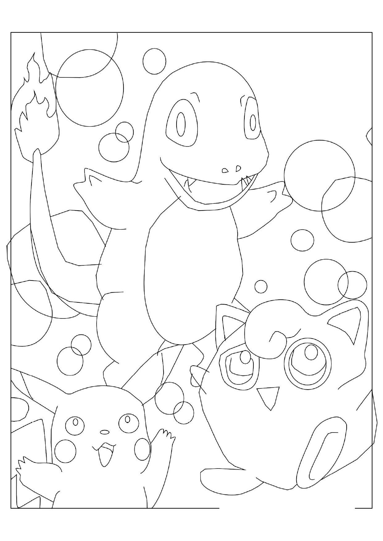 Pokemon Coloring Book - Etsy