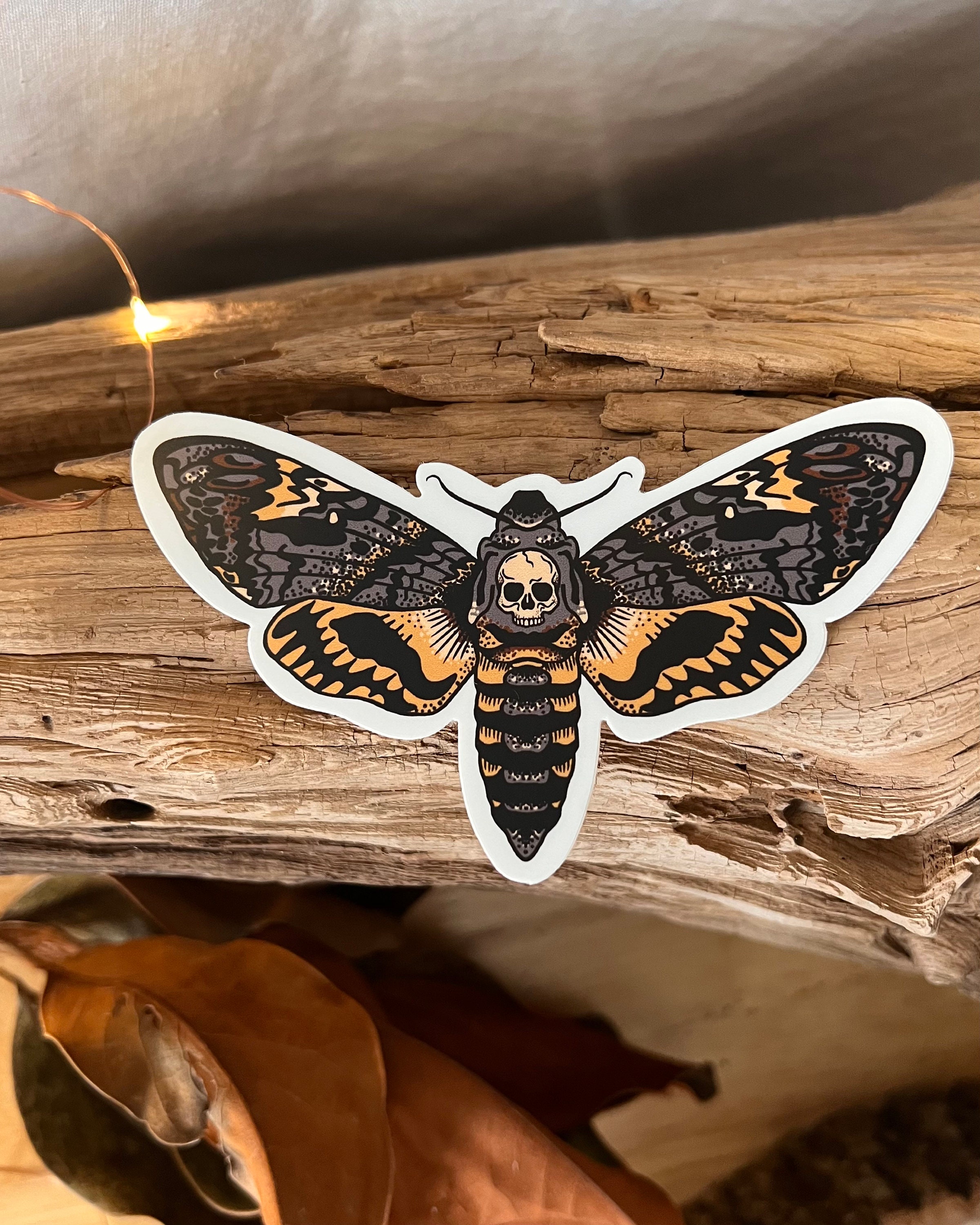 Death Head Moth Sticker - Etsy