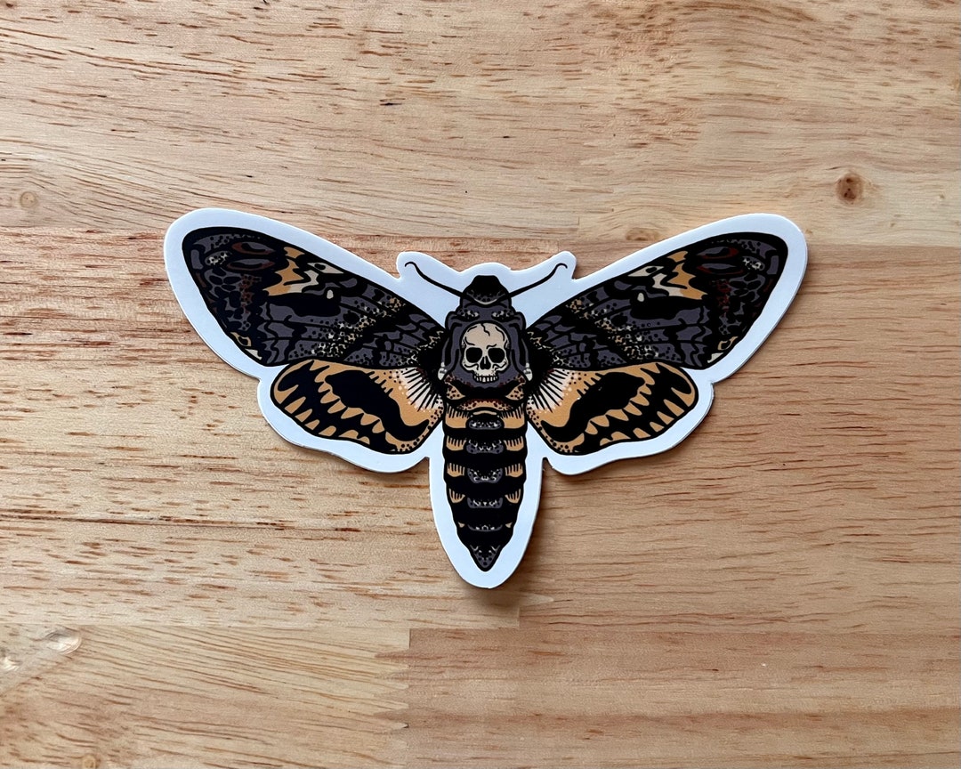 Death Head Moth Sticker - Etsy