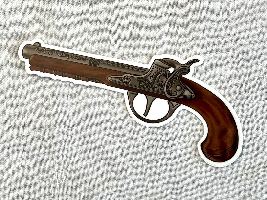 Flintlock Jr Toy Gun Pistol Vinyl Sticker - Etsy