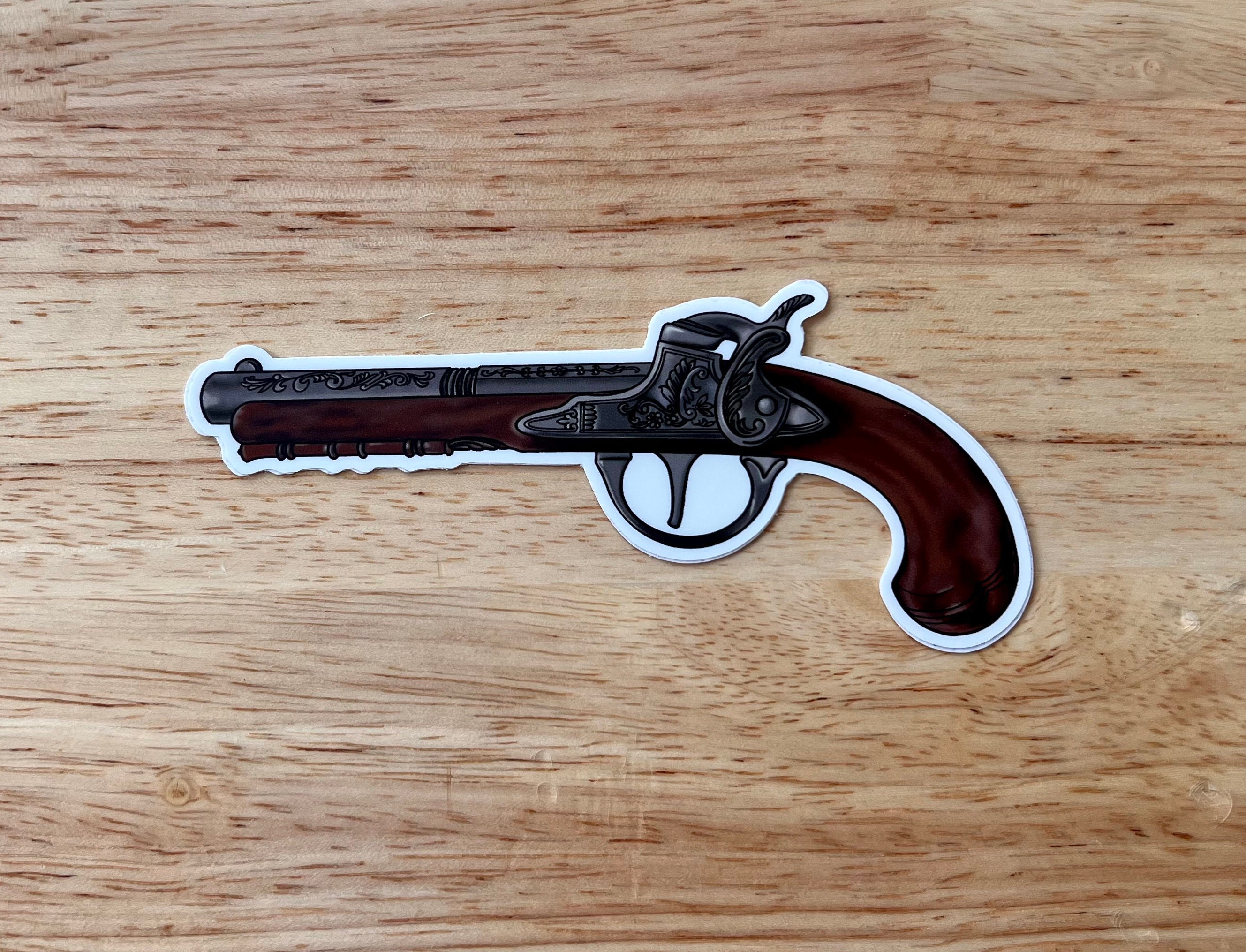 Flintlock Jr Toy Gun Pistol Vinyl Sticker - Etsy