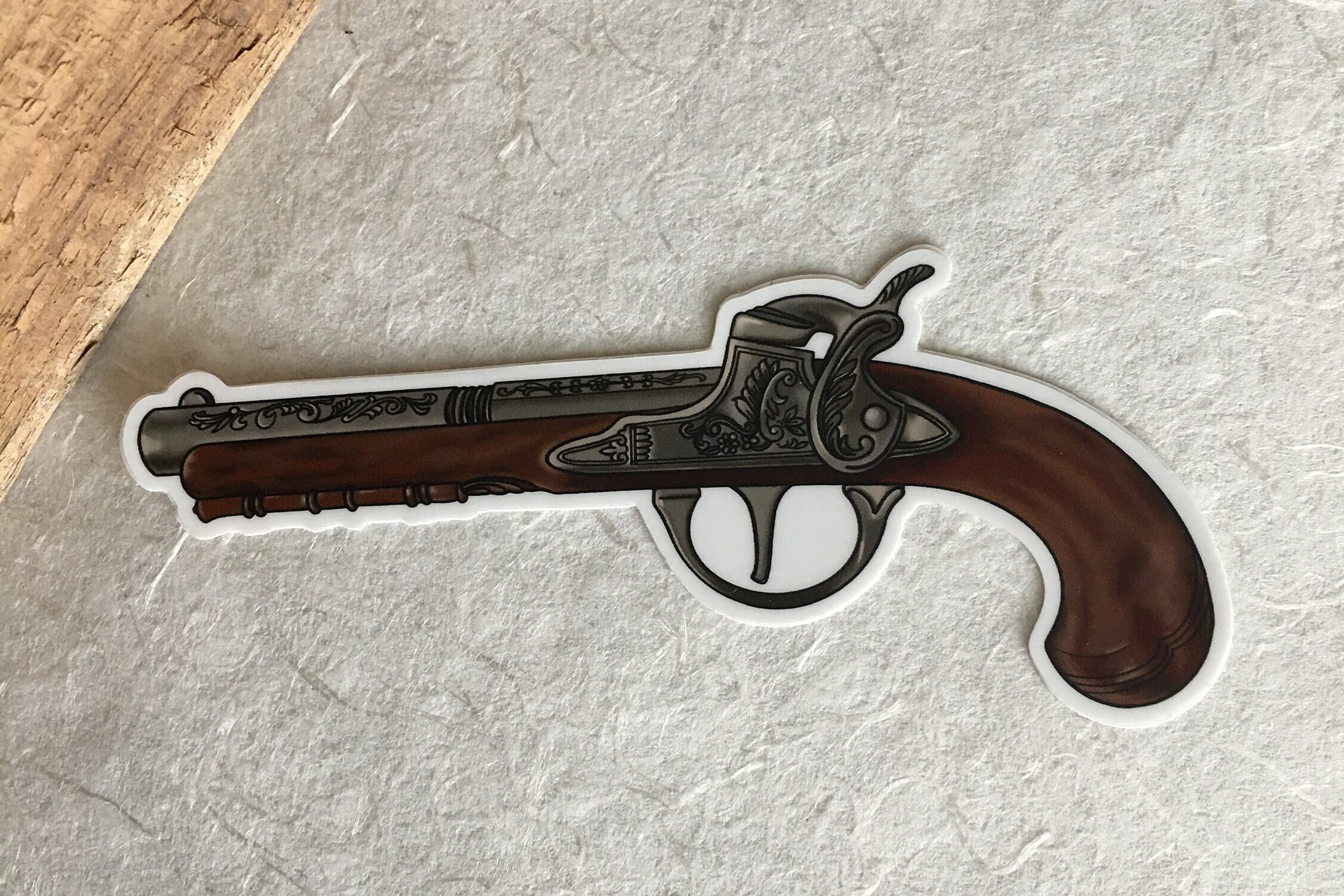 Flintlock Jr Toy Gun Pistol Vinyl Sticker - Etsy