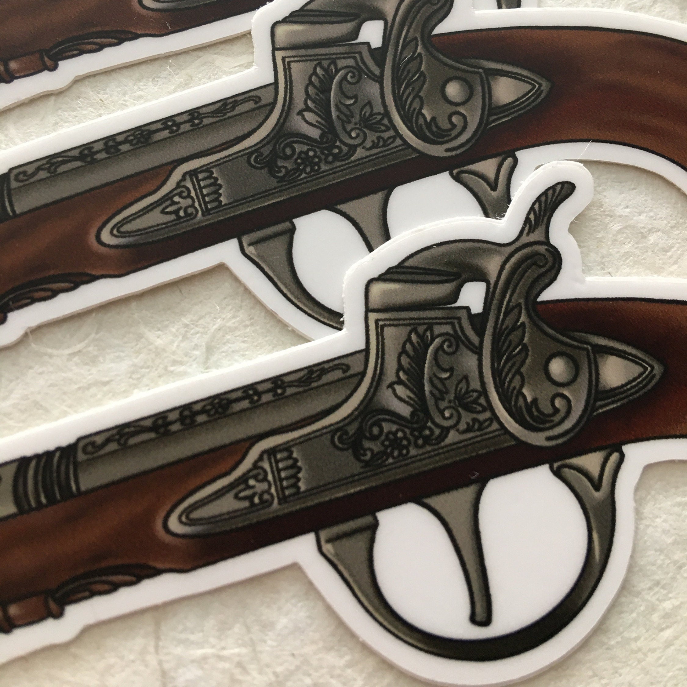 Flintlock Jr Toy Gun Pistol Vinyl Sticker - Etsy