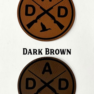 Personalized DAD Leather Patch Hat, Personalized Hunting Hats, Custom ...