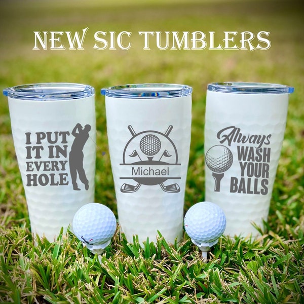 Golf Dimple Tumbler - Etsy