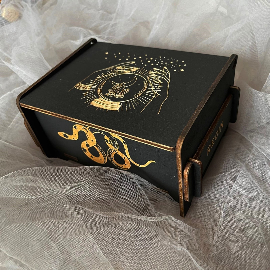 Wiccan Box // Jewelry Box // Witch Box // Altar Box // Tarot Box ...