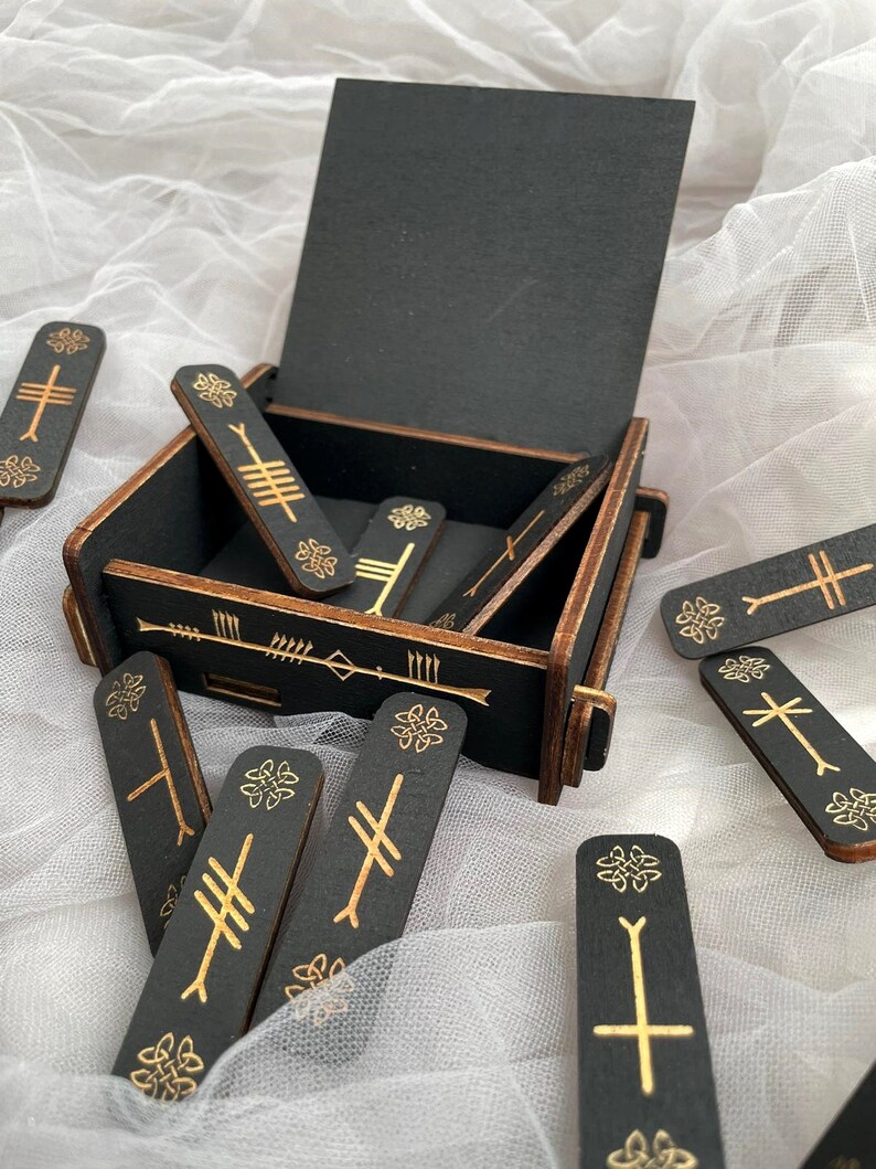 Ogham's Fortune Rune Set // Ogham Runes // Celtic Runes // - Etsy