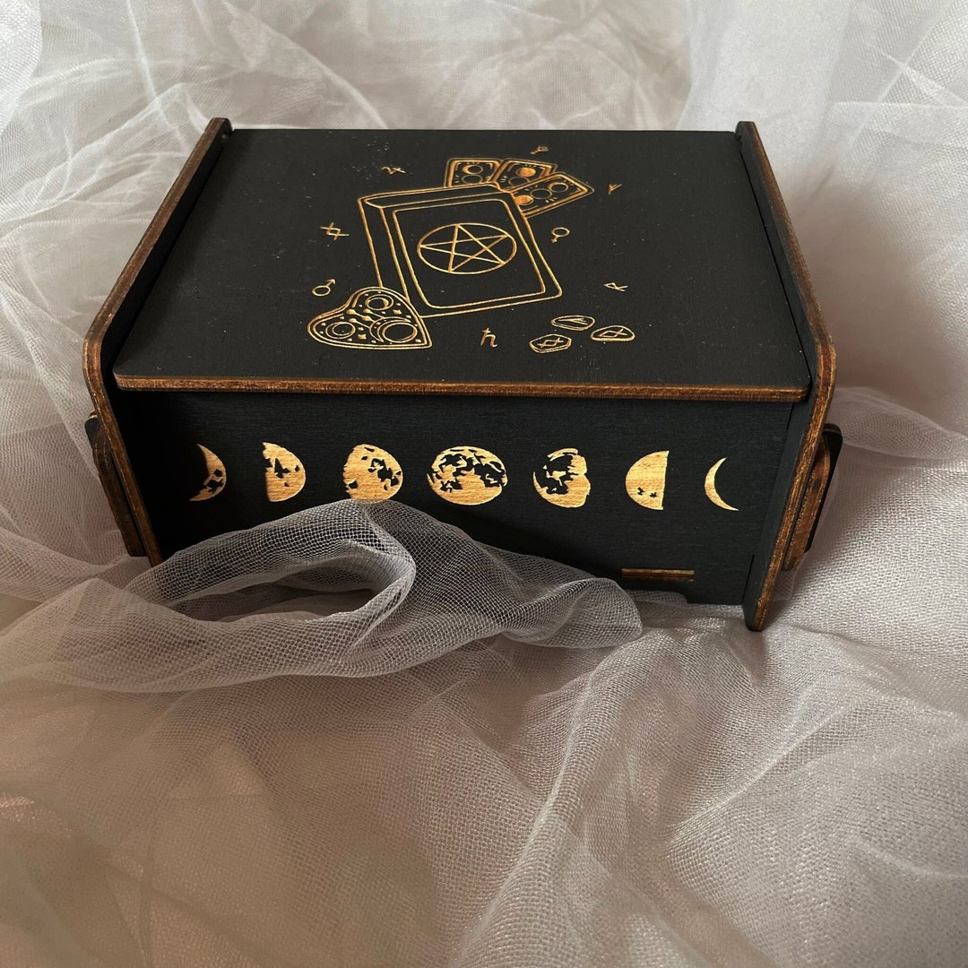 Wiccan Box // Jewelry Box // Witch Box // Altar Box // Tarot Box ...