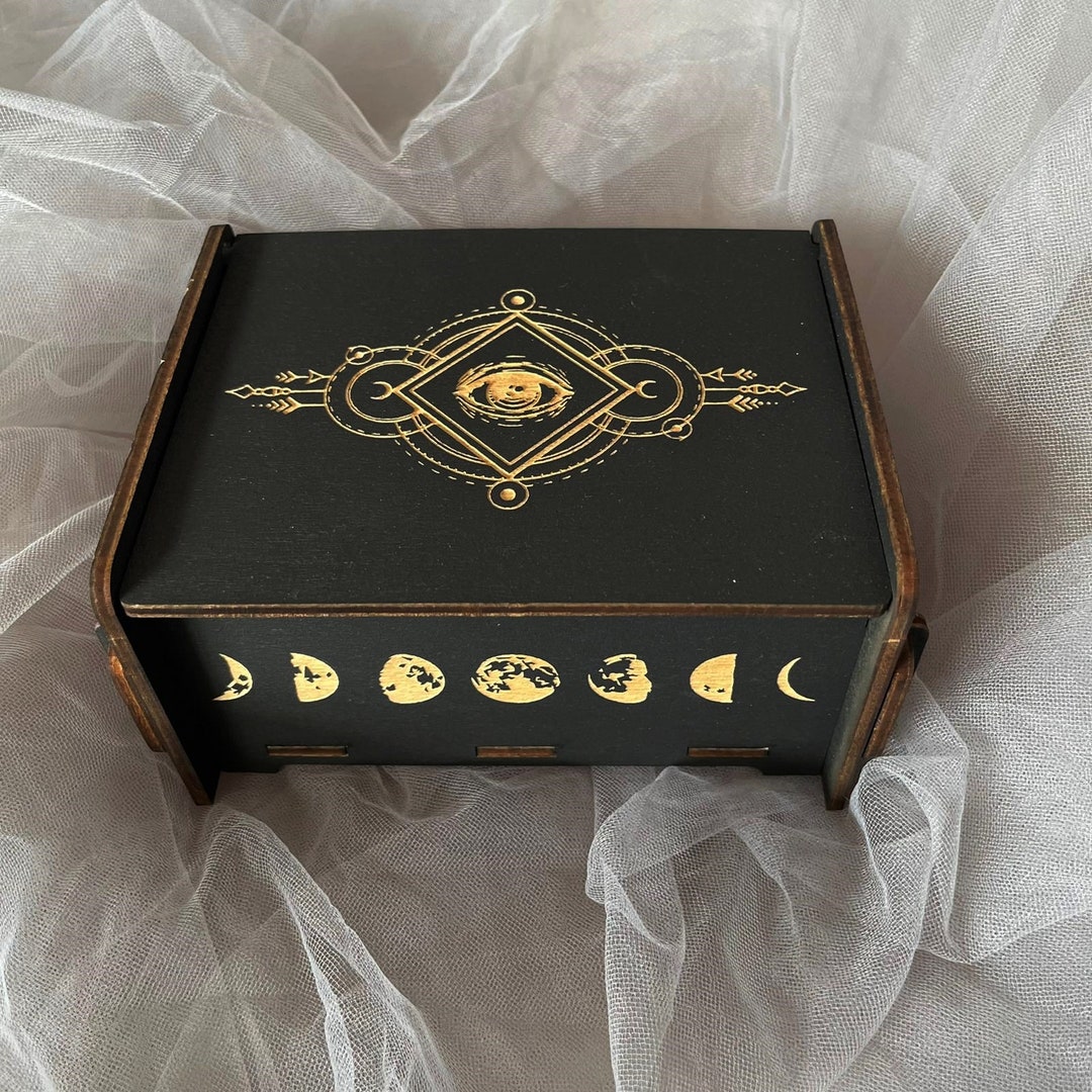 Wiccan Box // Jewelry Box // Witch Box // Altar Box // Tarot Box ...