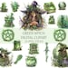 Enchanted Druid Forest Clipart Set High-quality, Transparent Background ...