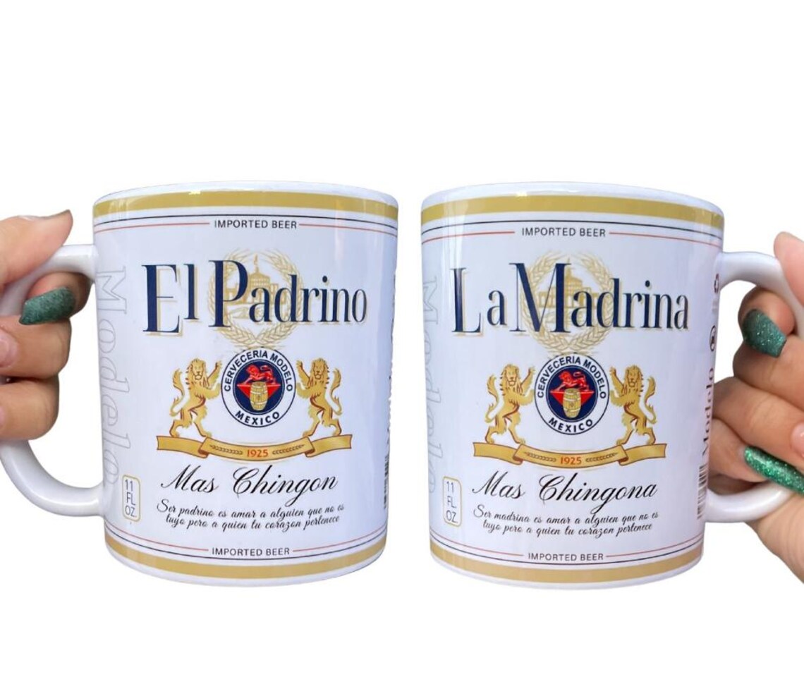 Padrinos Modelo Mug Set El Padrino Mas Chingon La Madrina Mas Chingona ...