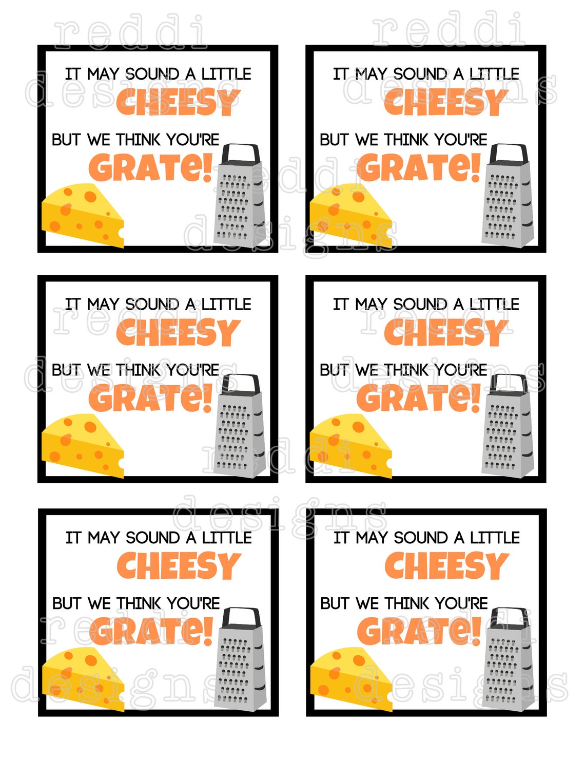 Cheez-it Gift Tag - Etsy