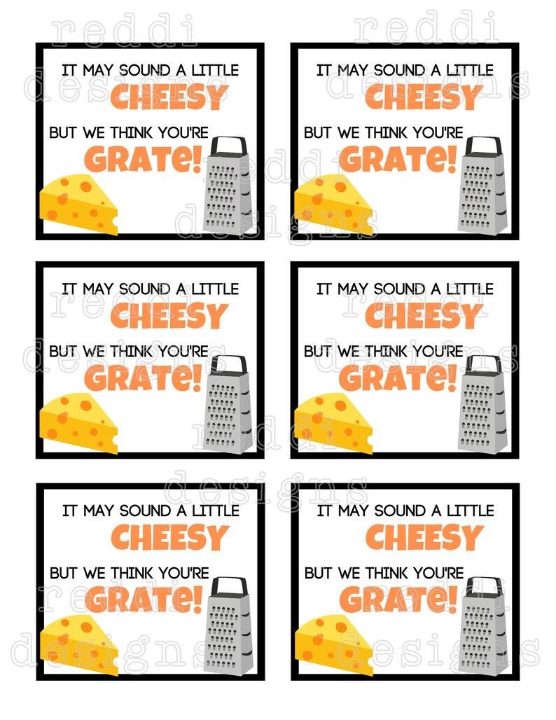 Cheez-it Gift Tag - Etsy