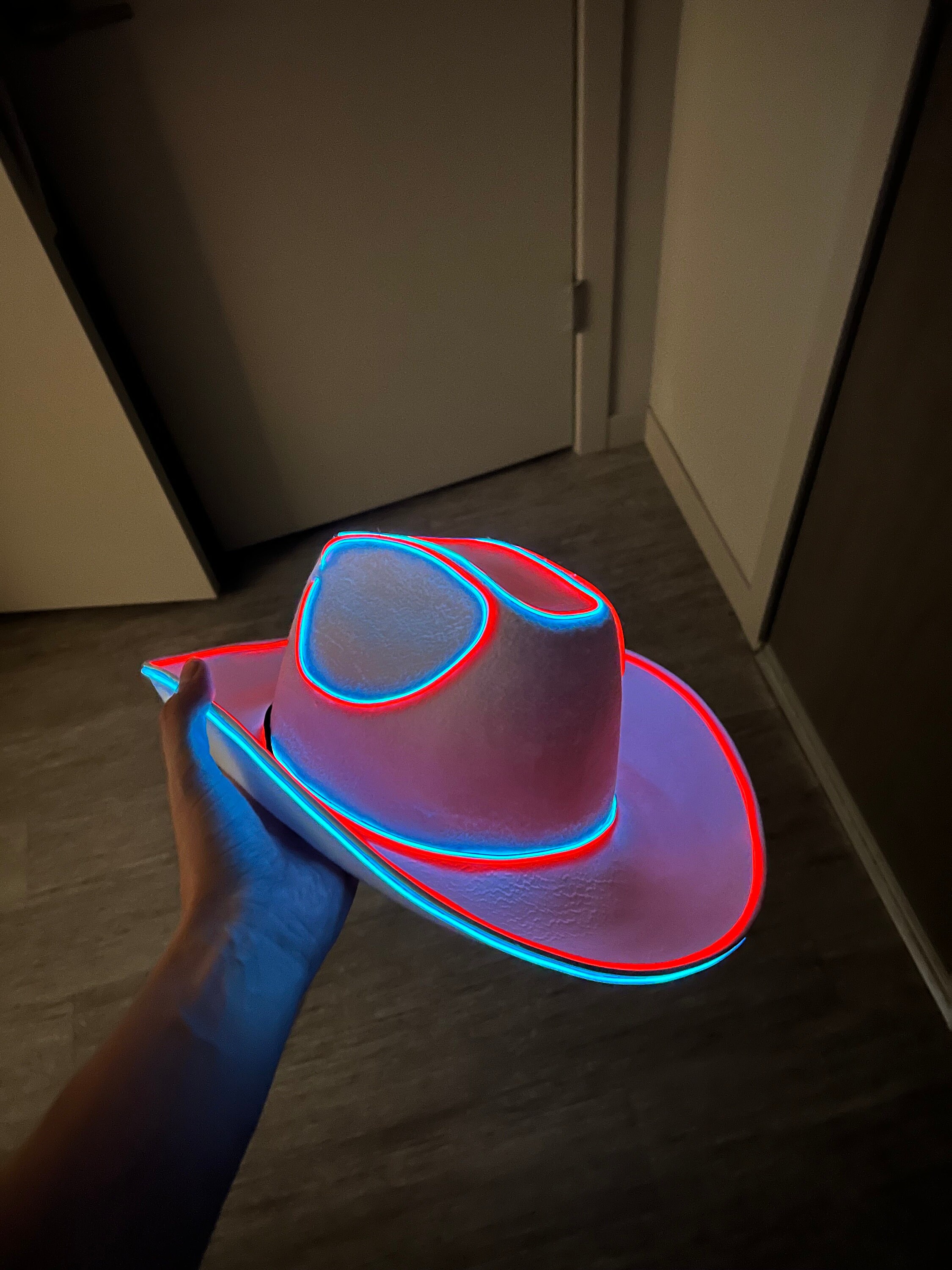 Custom Cowboy Hat W/ 2 Colors Cowgirl Hat. Perfect Cowgirl - Etsy